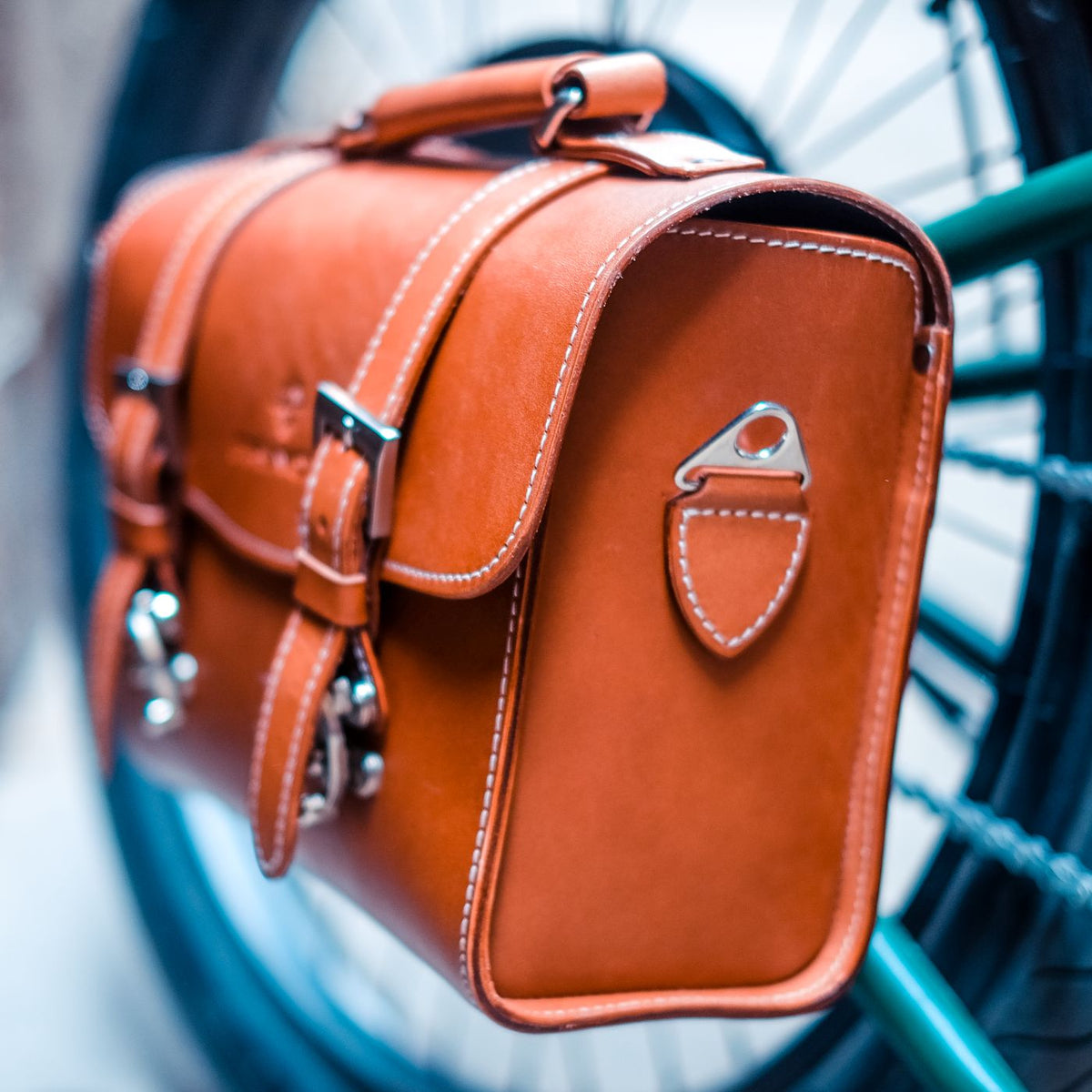 Rayvolt Rear Bag Collection - Vintage Luxury for Modern Urban Cycling