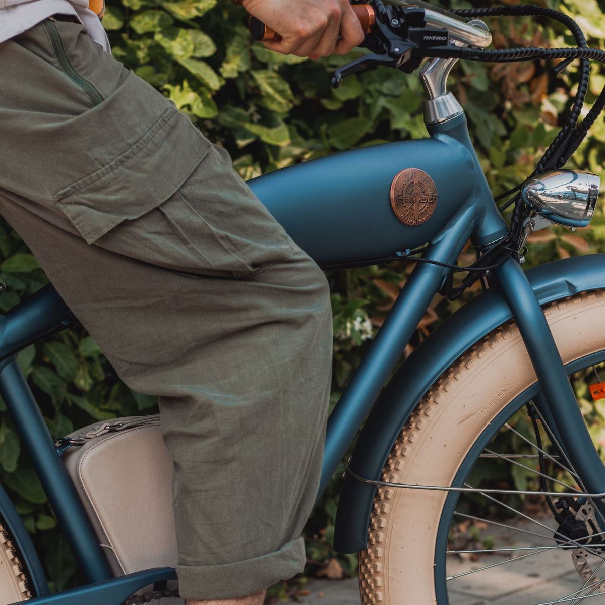 Rayvolt Beachin - Vintage Beach Cruiser E-bike for Coastal Vibes